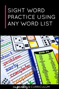 10 Ways to Practice Word Work Words from Any List