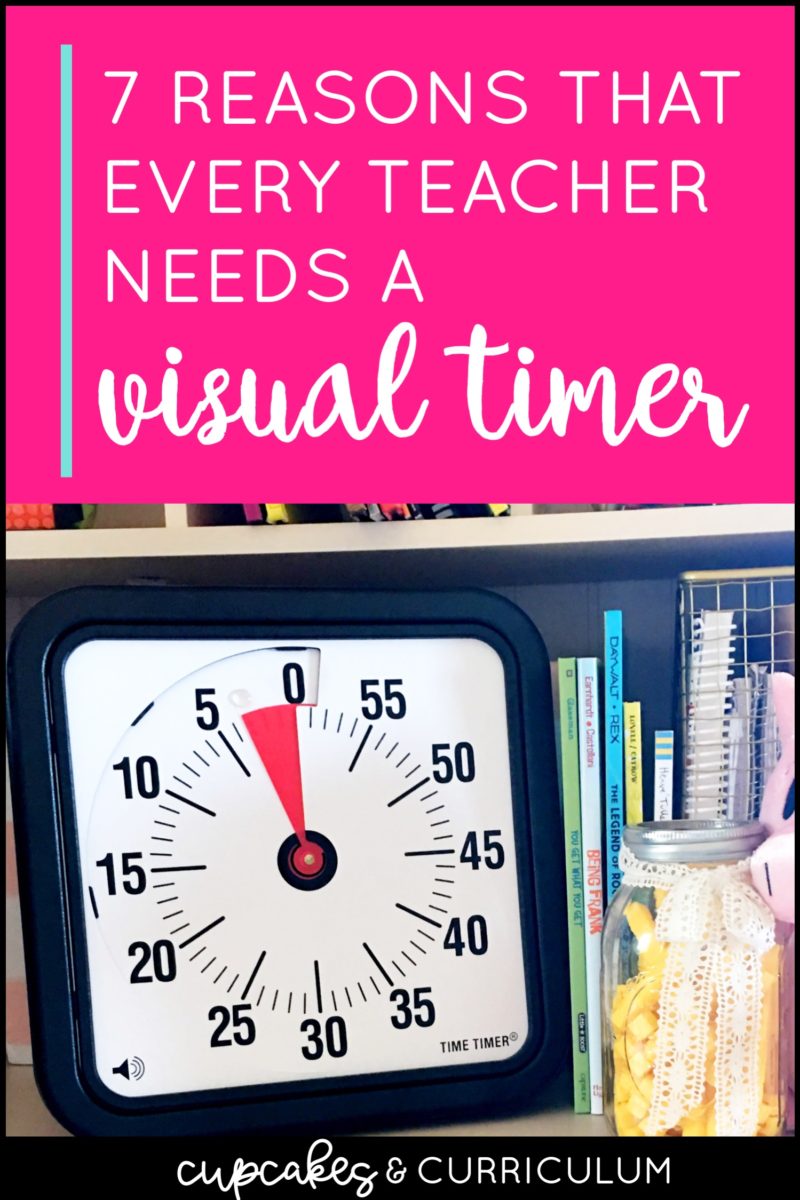 Seven Reasons to Have a Visual Timer in Your Classroom • Cupcakes ...