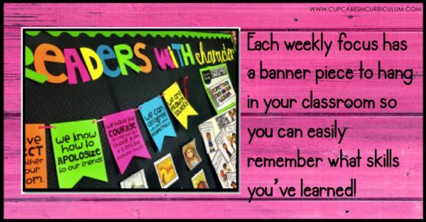 Making Time for Character Education as a Classroom Teacher • Cupcakes ...