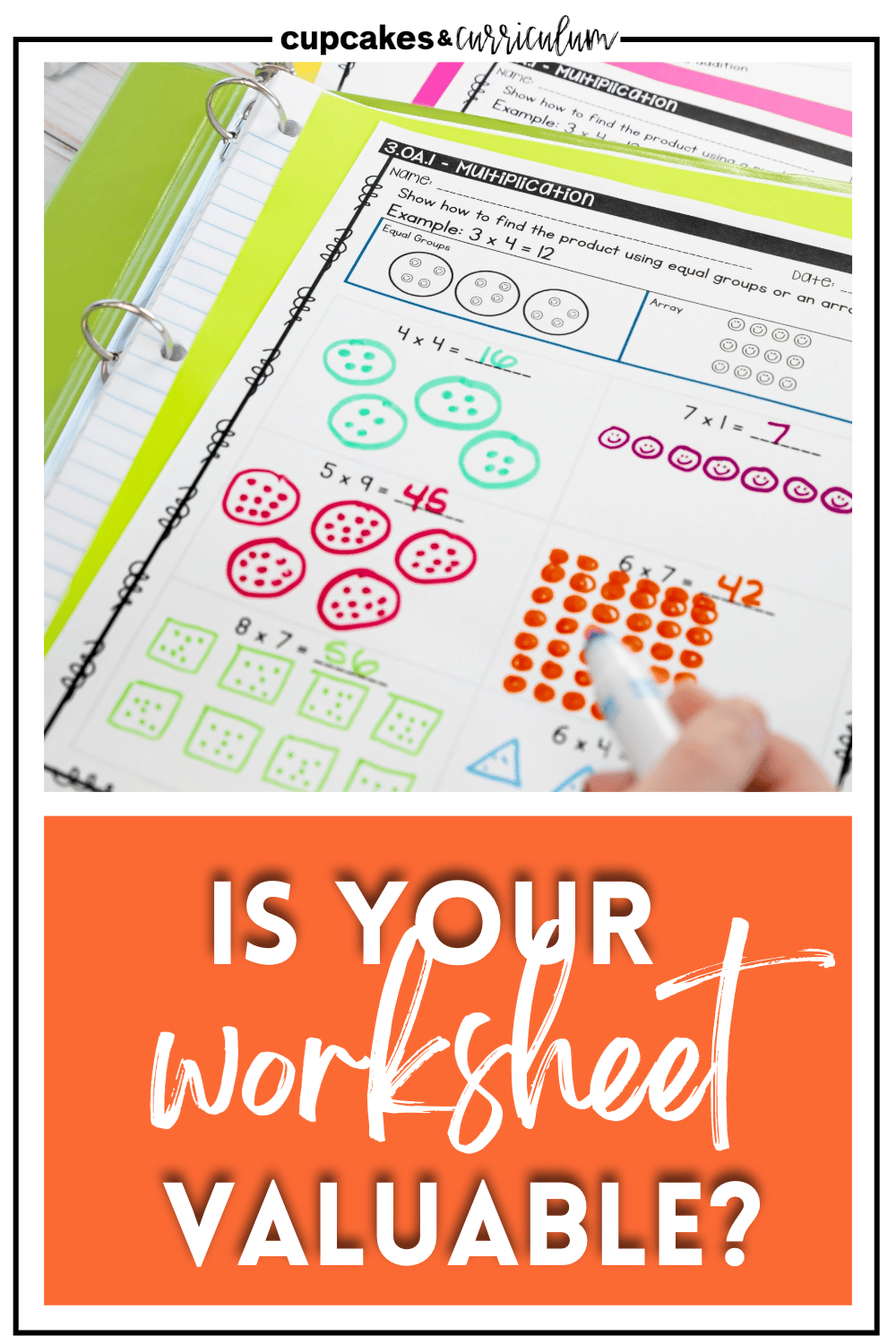 Is Your Classroom Worksheet Valuable? • Cupcakes & Curriculum