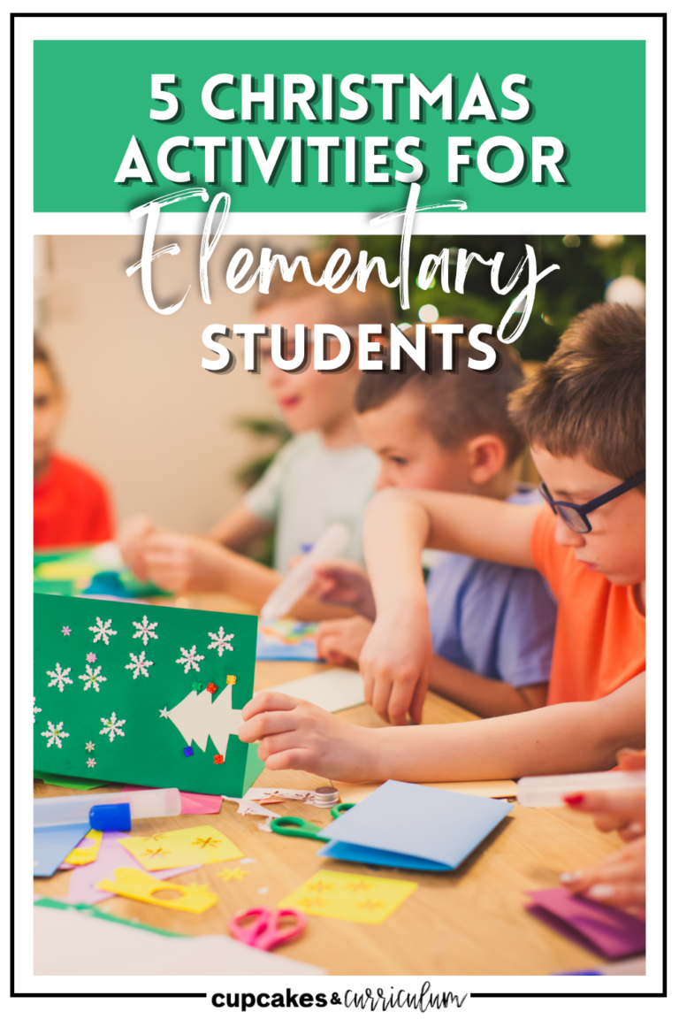 5 Christmas Math Activities for Elementary Students • Cupcakes & Curriculum