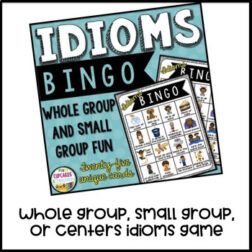 Idioms Game and Craft Bundle • Cupcakes & Curriculum