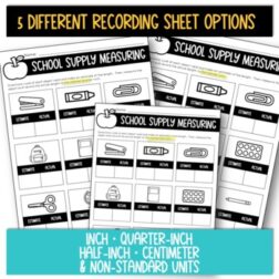 Back to School Math Center • Cupcakes & Curriculum
