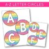 Word Wall Set | Bright and Cheery Classroom Decor • Cupcakes & Curriculum