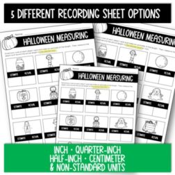 Halloween Math Center • Cupcakes & Curriculum