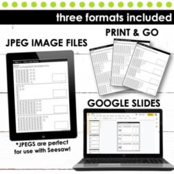 Tens and Ones Place Value Worksheets First Grade Math 1.NBT.2 ...