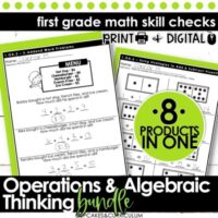 Addition Subtraction and Algebraic Thinking Worksheets for First Grade ...
