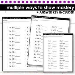 Multiplication Fact Fluency | Third Grade Math 3.OA.7 • Cupcakes ...