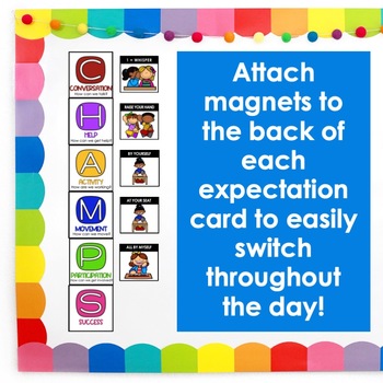 CHAMPS Classroom Expectations Display • Cupcakes & Curriculum