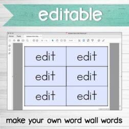 Farmhouse Chic Classroom Decor Word Wall Set • Cupcakes & Curriculum