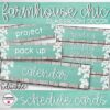 Farmhouse Chic Classroom Decor Schedule Display • Cupcakes & Curriculum