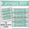 Farmhouse Chic Classroom Decor Schedule Display • Cupcakes & Curriculum