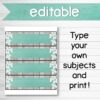 Farmhouse Chic Classroom Decor Schedule Display • Cupcakes & Curriculum