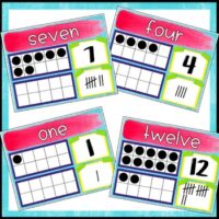 Black and Brights Classroom Decor: Number Posters • Cupcakes & Curriculum