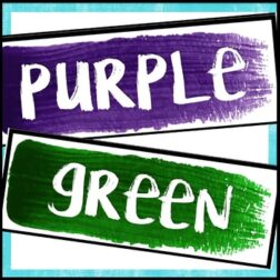 Black and Brights Classroom Decor Color Posters • Cupcakes & Curriculum