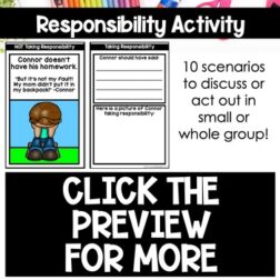 Taking Responsibility | Social Emotional Learning SEL • Cupcakes ...
