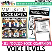 Voice Levels - Character Education | Social Emotional Learning SEL ...