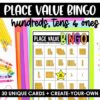 Place Value Game - Hundreds Tens and Ones Base Ten Block Review ...