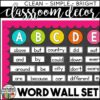Word Wall: Classroom Decor • Cupcakes & Curriculum