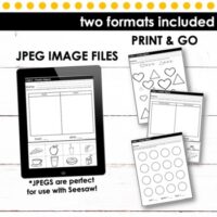 Classifying Objects Worksheets Kindergarten Math K.MD.3 • Cupcakes ...