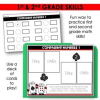 1st & 2nd Grade Math Centers and Games • Cupcakes & Curriculum