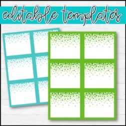 Supply Labels | Confetti Classroom Decor Theme • Cupcakes & Curriculum