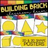 2D and 3D Shapes Posters | Building Block Classroom Decor LEGO Inspired ...