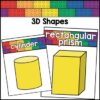 2D and 3D Shapes Posters | Building Block Classroom Decor LEGO Inspired ...