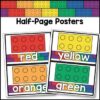 Color Posters | Building Block Classroom Decor LEGO Inspired • Cupcakes ...