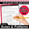 Rules and Patterns | Fourth Grade Math 4.OA.5 • Cupcakes & Curriculum