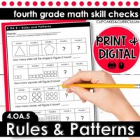 Rules and Patterns | Fourth Grade Math 4.OA.5 • Cupcakes & Curriculum