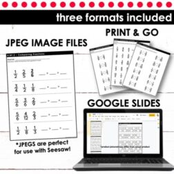 Comparing Fractions | Fourth Grade Math 4.NF.2 • Cupcakes & Curriculum