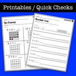 Addition Strategies | Addition Within 20 • Cupcakes & Curriculum