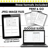 Reading Coordinates Worksheets for 5th Grade Math • Cupcakes & Curriculum