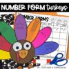 Number Form Place Value Practice Thanksgiving • Cupcakes & Curriculum