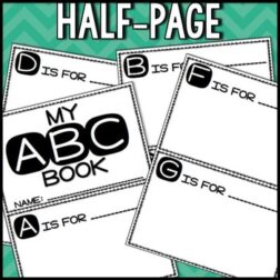 Back to School ABC Book • Cupcakes & Curriculum