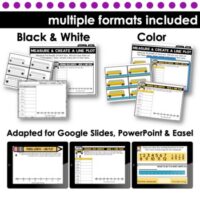 Measuring to the Quarter Inch and Line Plots Math Centers | 3.MD.4 ...