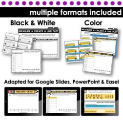 Measuring to the Quarter Inch and Line Plots Math Centers | 3.MD.4 ...