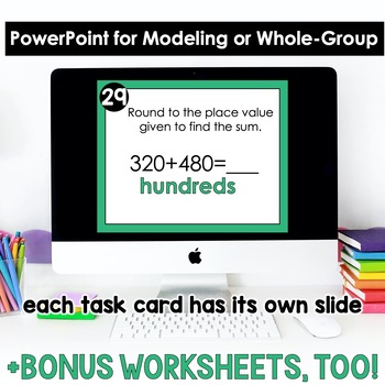 Estimating Sums Task Cards • Cupcakes & Curriculum