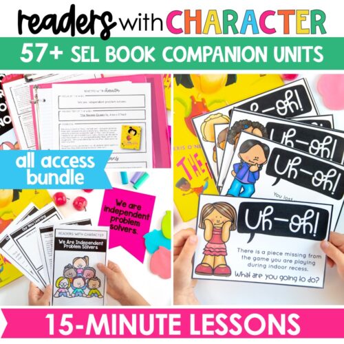 Book Companions with Social Emotional Learning Activities and SEL ...